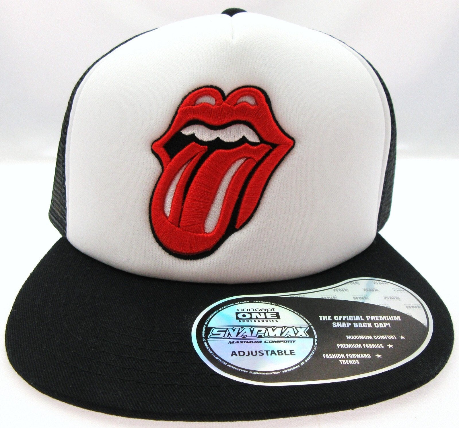Rolling Stones Cap ~ Headwear Vented Hat ~ One Size - Candy Candy Candy