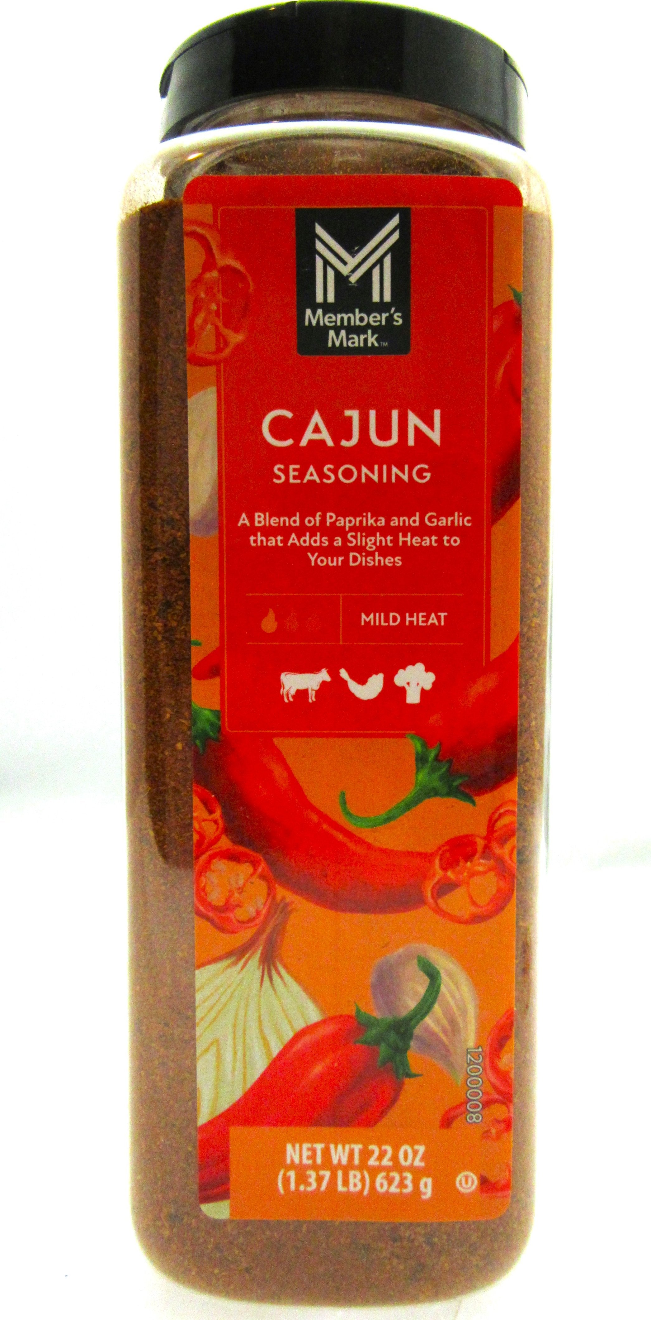 22 Ounce Tones Cajun Seasoning Spice Seafood Food ~ 22oz container ...