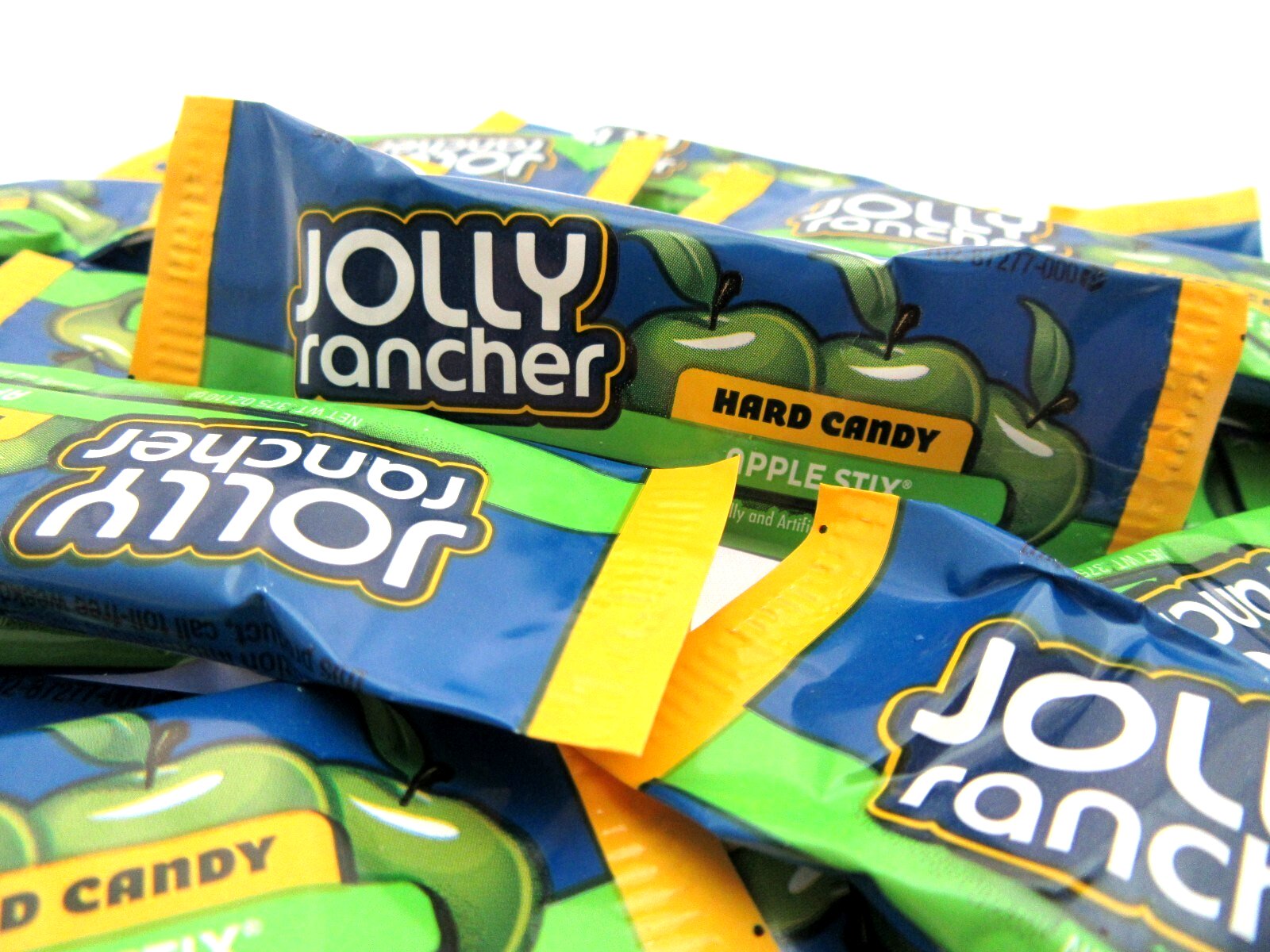Jolly Rancher Stix Green Apple Sticks Hard Candy ~ 8oz ~ Half Pound ...
