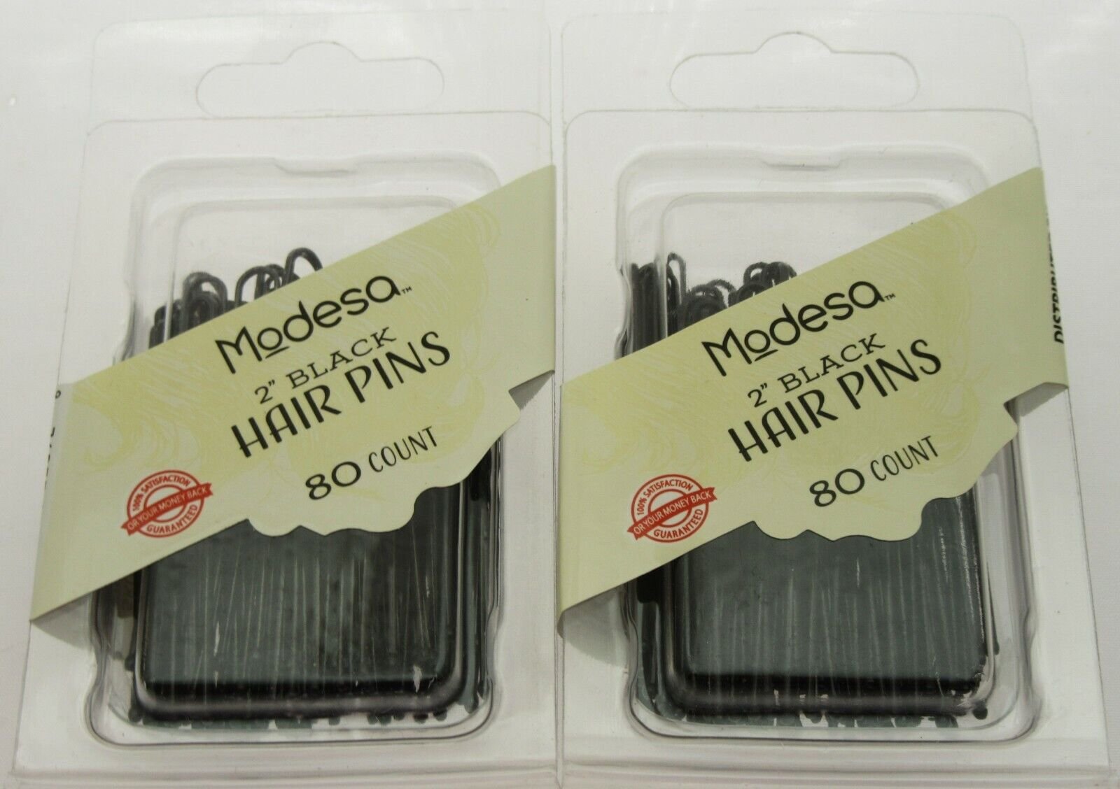 Modesa Hair Styling 2" Black Hair Pins 160 pc Lot - Candy Candy Candy