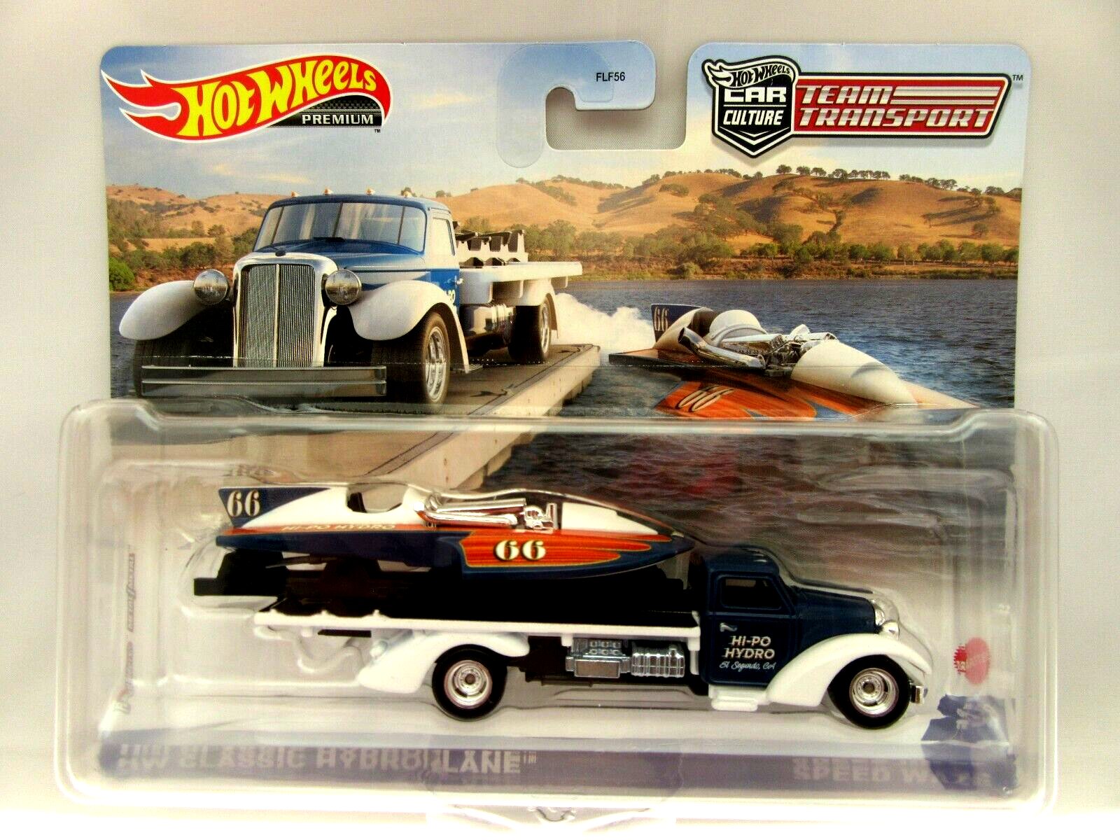 HW Classic Hydroplane Speed Waze ~ Hot wheels ~ Team Transport - Candy ...